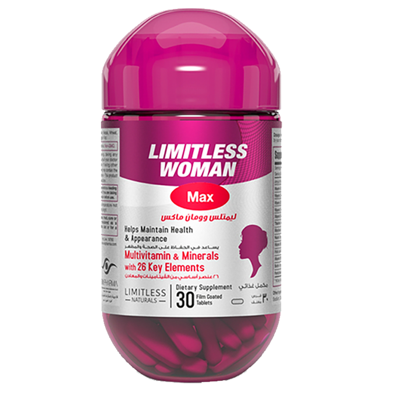 LIMITLESS WOMAN MAX 30 Tablets - Musclefit